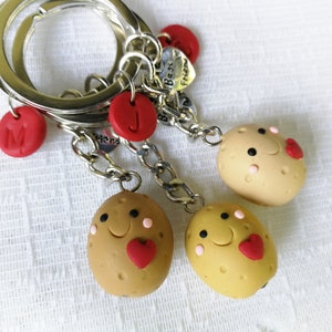 Potato Keychain Valentines Gift Kawaii Best Friend Gift Personalized ...