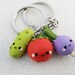 Kawaii Vegetable Keychain Radish Tomato Cucumber Onion - Etsy