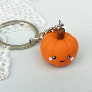 Kawaii Pumpkin Keychain Fall Key Chain Halloween Thanksgiving Gift - Etsy