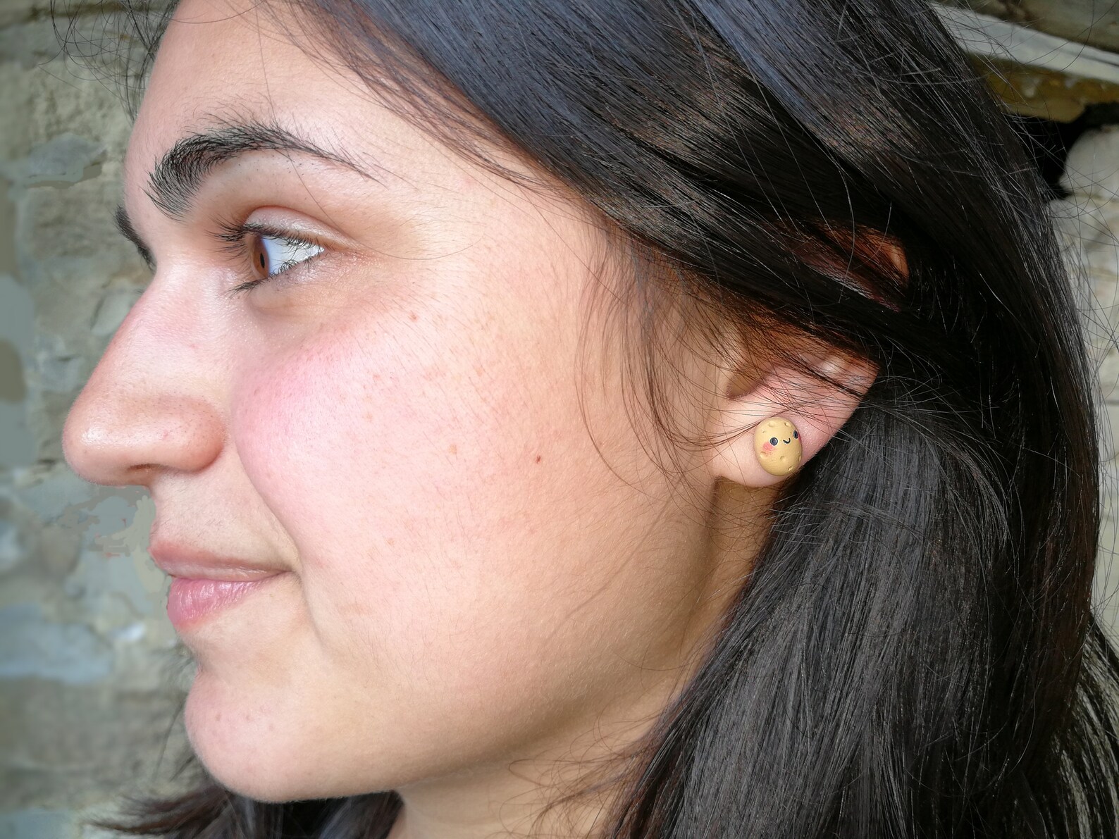 Potato Earrings Secret Santa Gift Kawaii Potato Studs Vegan Earrings ...