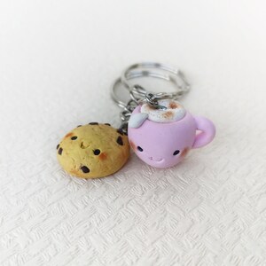 Kawaii Mini Food Keychains Best Friend Gifts Set of Two Keychains ...