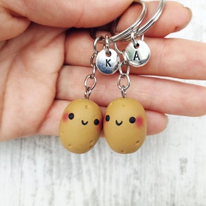 Personalized Potato Keychain Christmas Gift Kawaii Food Funny Gift for ...
