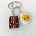 Bacon and Egg Keychain Best Friend Gift BFF Keychains Kawaii Food ...