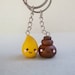 Poop and Pee Keychain BFF Gift Best Friend Keychains Kawaii Poop and ...