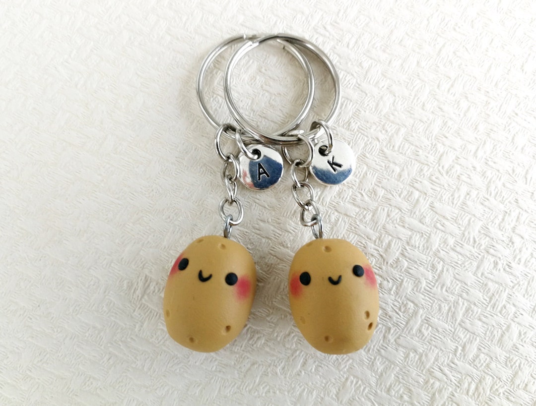 Personalized Potato Keychain Christmas Gift Kawaii Food Funny Gift for ...