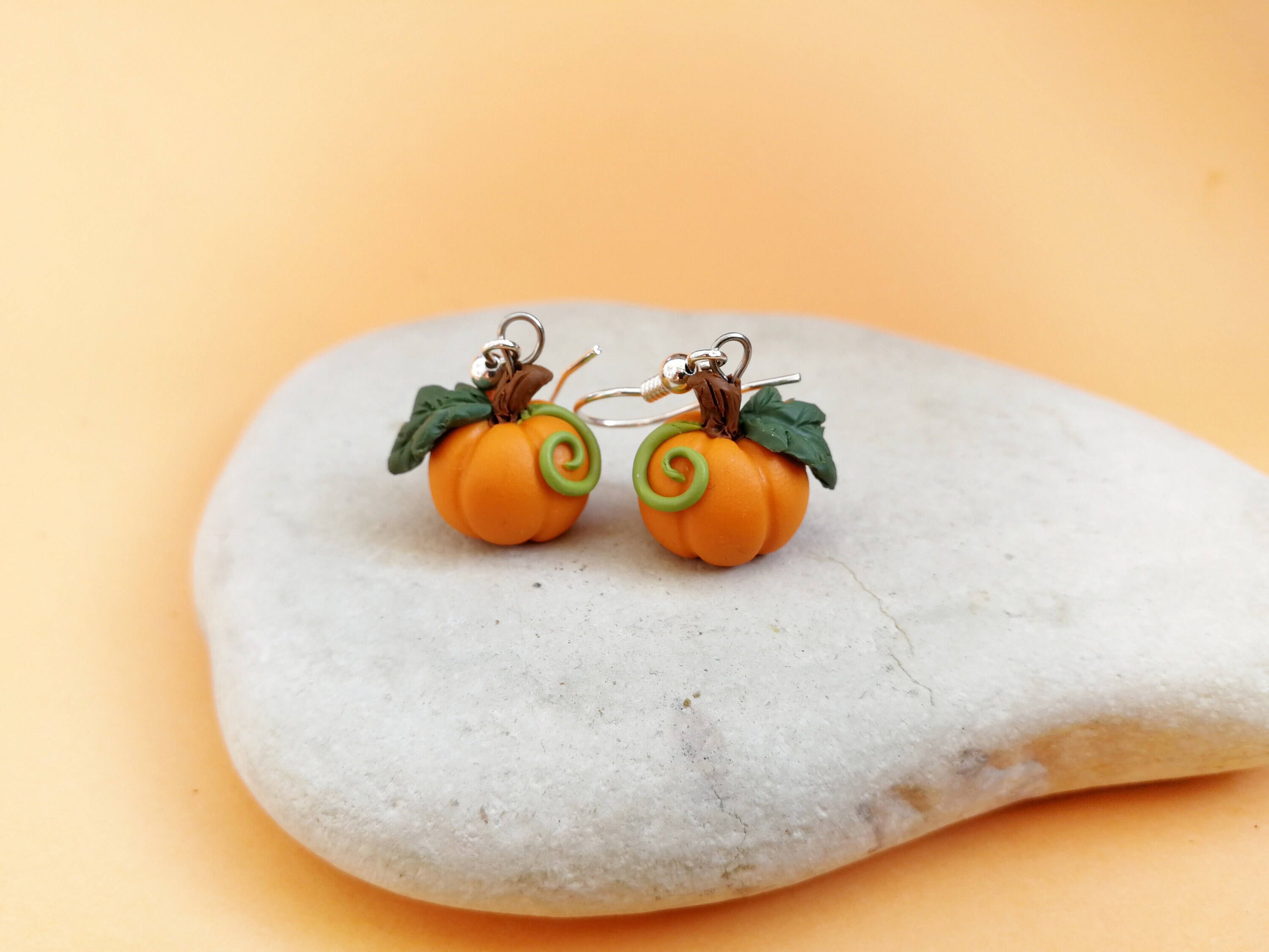 Halloween Pumpkin Earrings Thanksgiving Jewelry Cute Fall - Etsy
