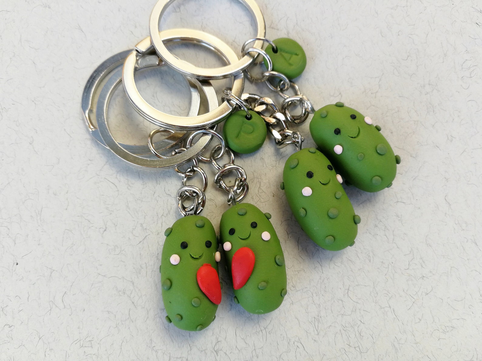Pickles Keychain Valentines Gift for Couple Cute Pickles Gift - Etsy