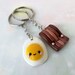 Bacon and Egg Keychain Best Friend Gift BFF Keychains Kawaii Food ...