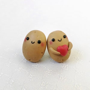 Potato Lapel Pin Valentine's Couple Gifts Kawaii Potato Gift Kawaii ...