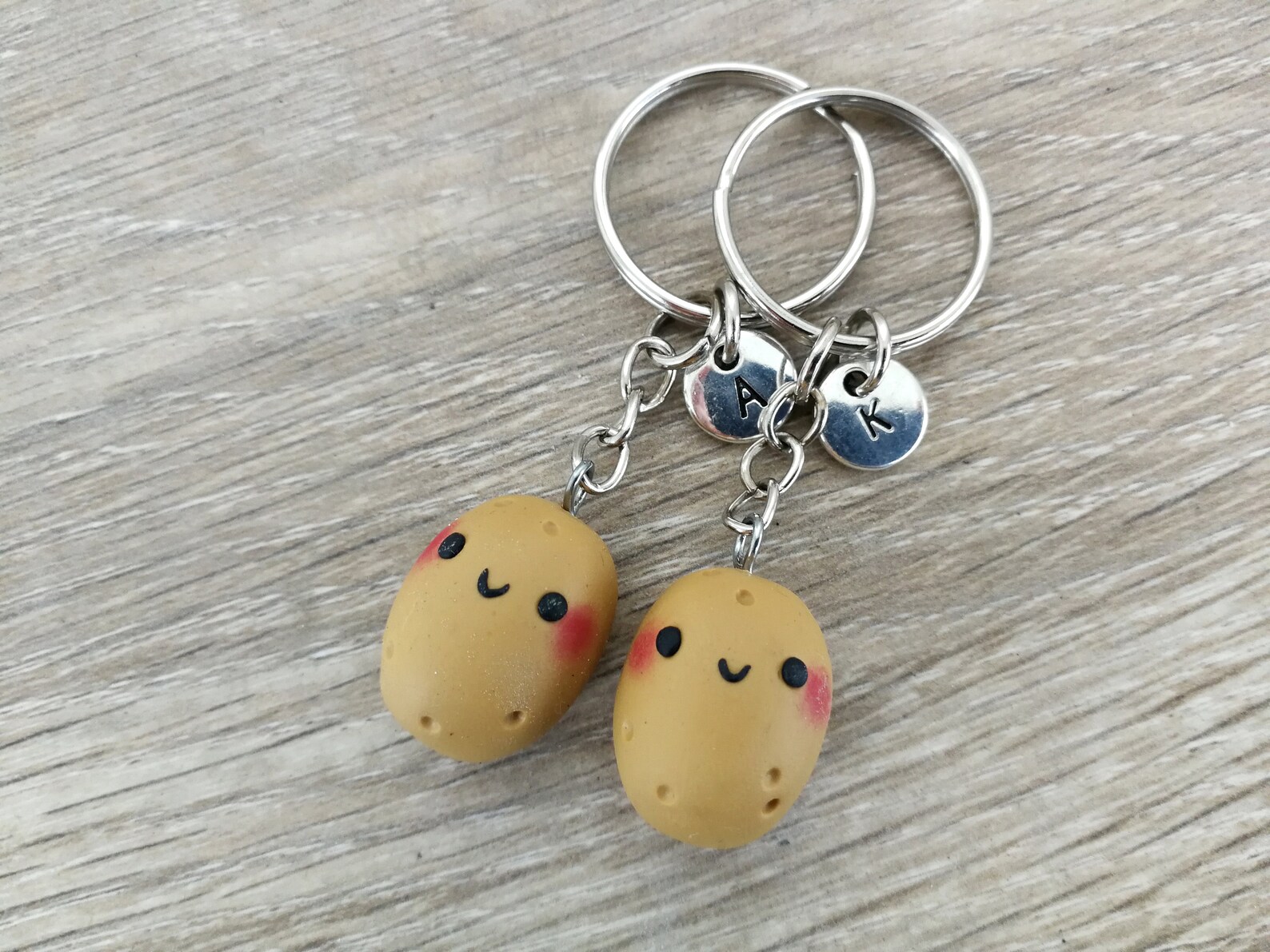 Personalized Potato Keychain Christmas Gift Kawaii Food Funny Gift for ...