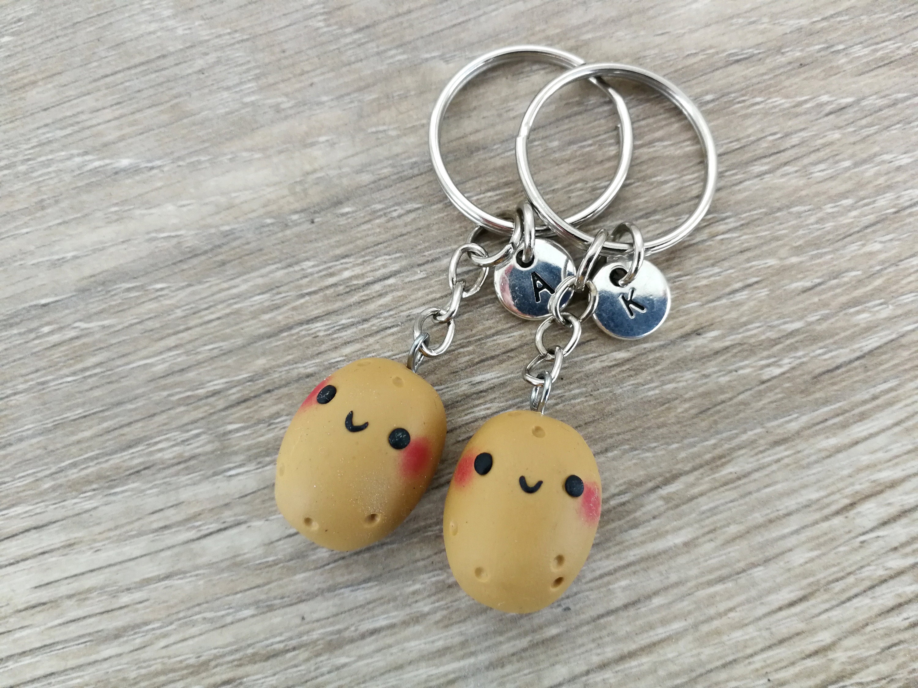 Personalized Potato Keychain Christmas Gift Kawaii Food Funny Gift for ...