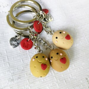Potato Keychain Valentines Gift Kawaii Best Friend Gift Personalized ...