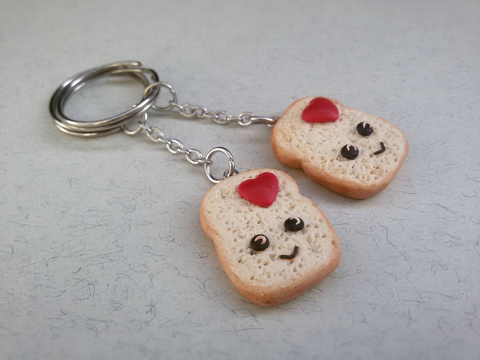 Friendship Keychain Kawaii BFF Gift Best Friend Keychain Mini - Etsy