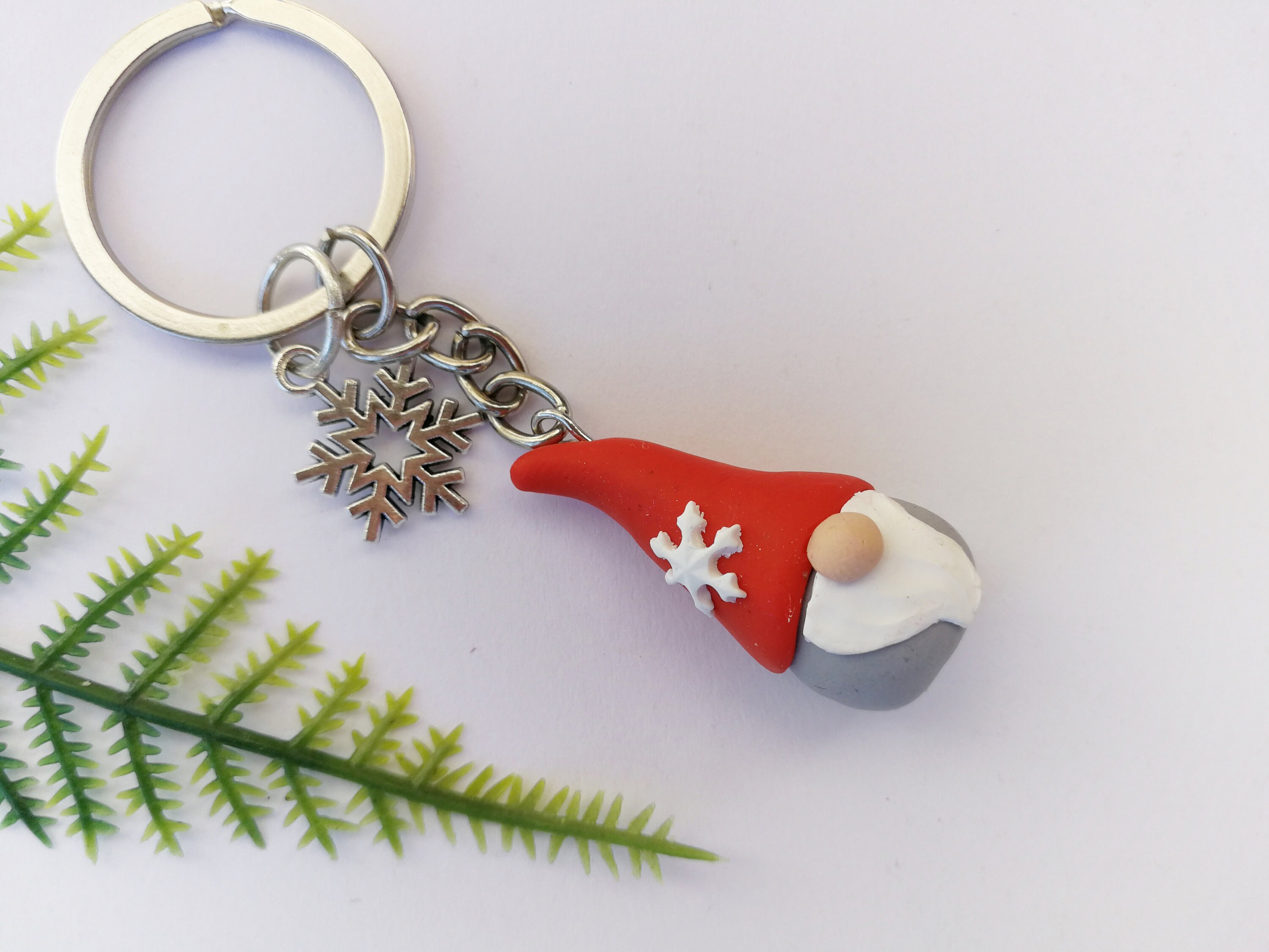 Christmas Gnome Keychain Secret Santa Gift - Etsy