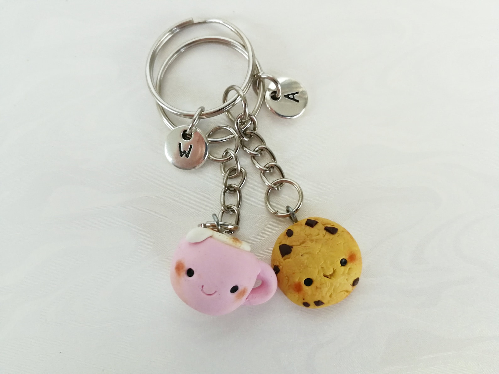 Kawaii Mini Food keychains Best Friend gifts Set of two | Etsy