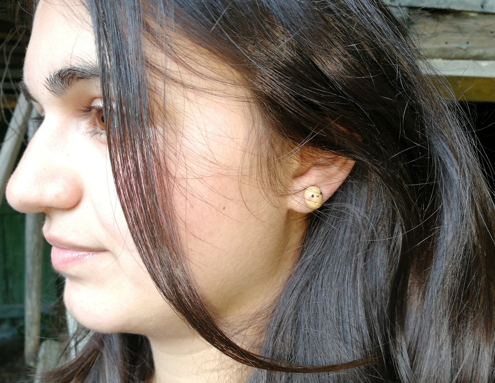 Potato Earrings Secret Santa Gift Kawaii Potato Studs Vegan - Etsy