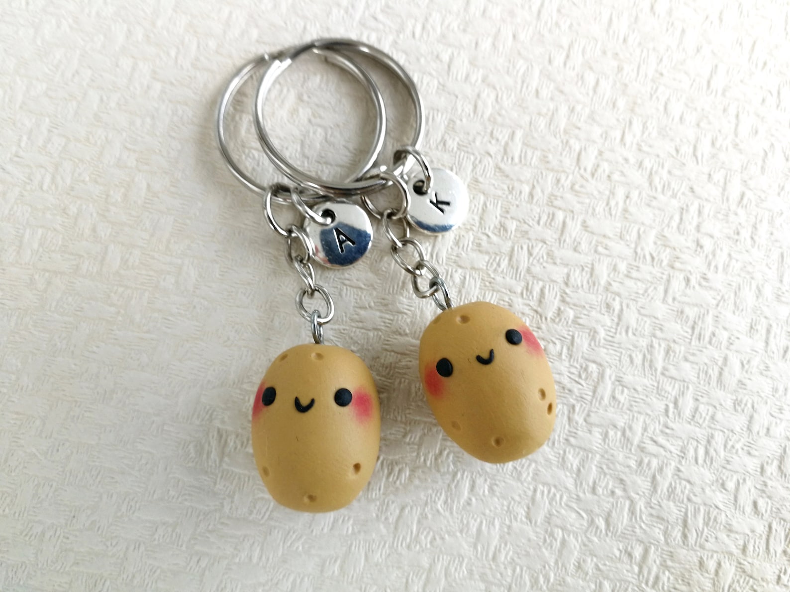 Personalized Potato Keychain Christmas Gift Kawaii Food Funny Gift for ...