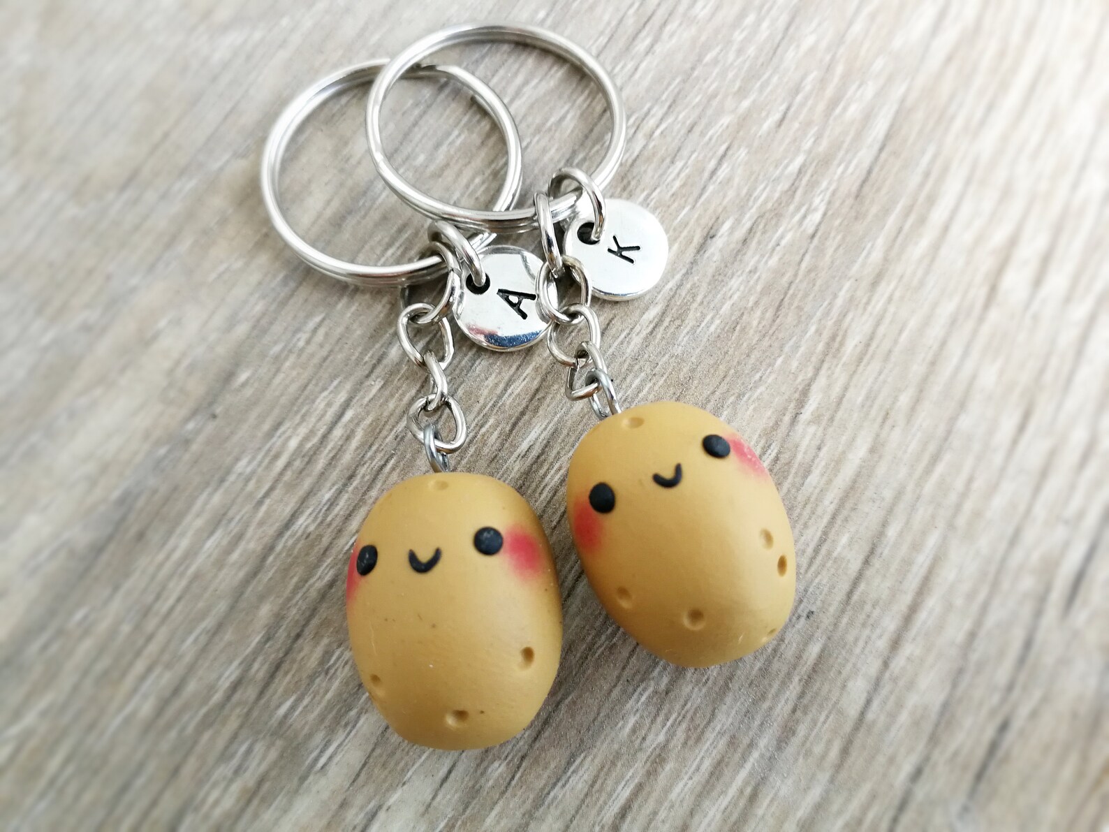 Personalized Potato Keychain Christmas Gift Kawaii Food Funny Gift for ...
