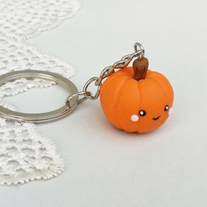 Kawaii Pumpkin Keychain Fall Key Chain Halloween Thanksgiving Gift - Etsy