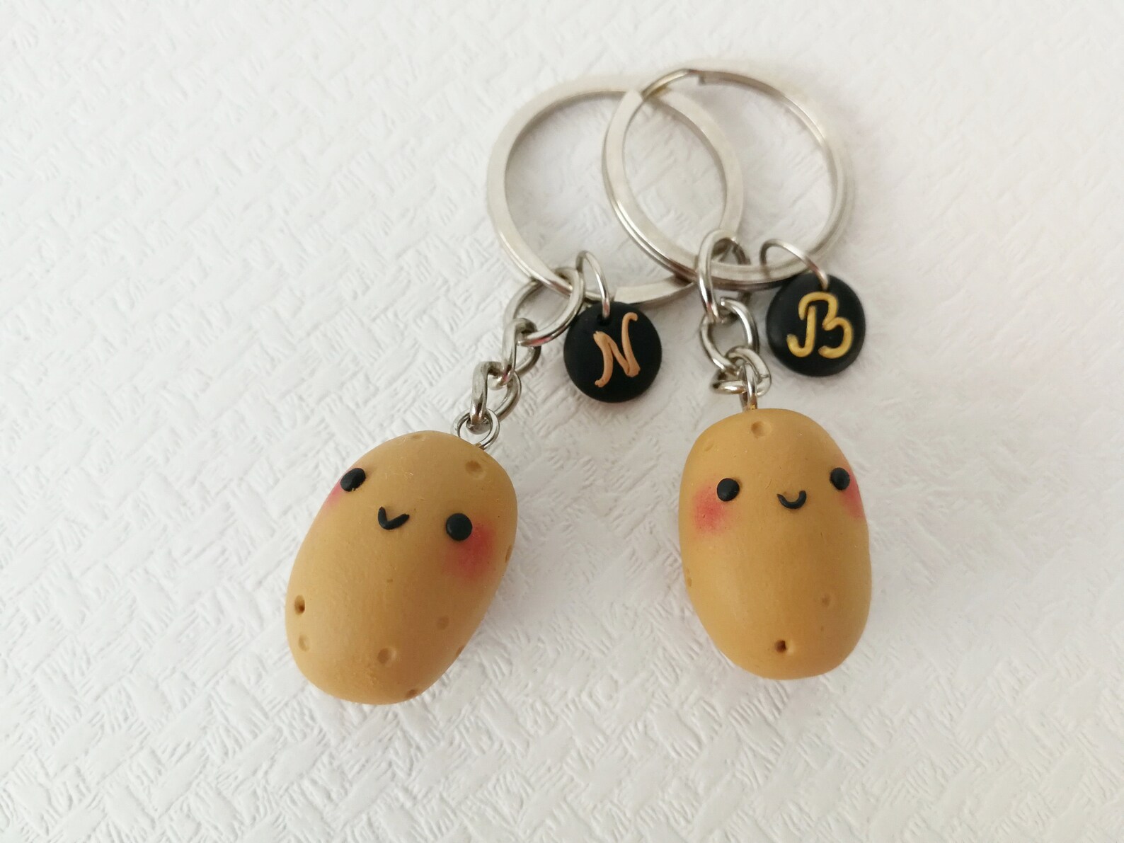 Potato Key Chains Personalized Keychain Kawaii Food Keychain - Etsy