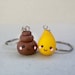 Poop and Pee Keychain BFF Gift Best Friend Keychains Kawaii Poop and ...