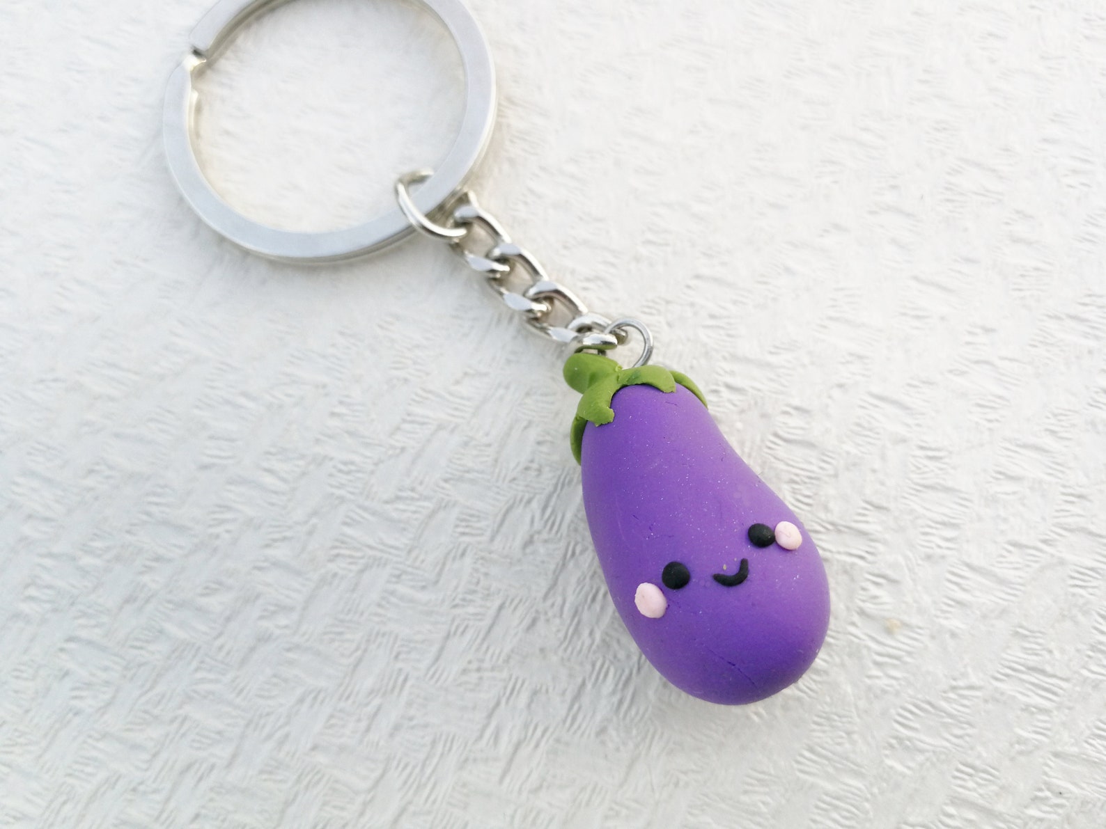 Kawaii Vegetable Keychain Radish Tomato Cucumber Onion | Etsy