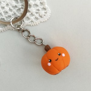 Kawaii Pumpkin Keychain Fall Key Chain Halloween Thanksgiving Gift - Etsy