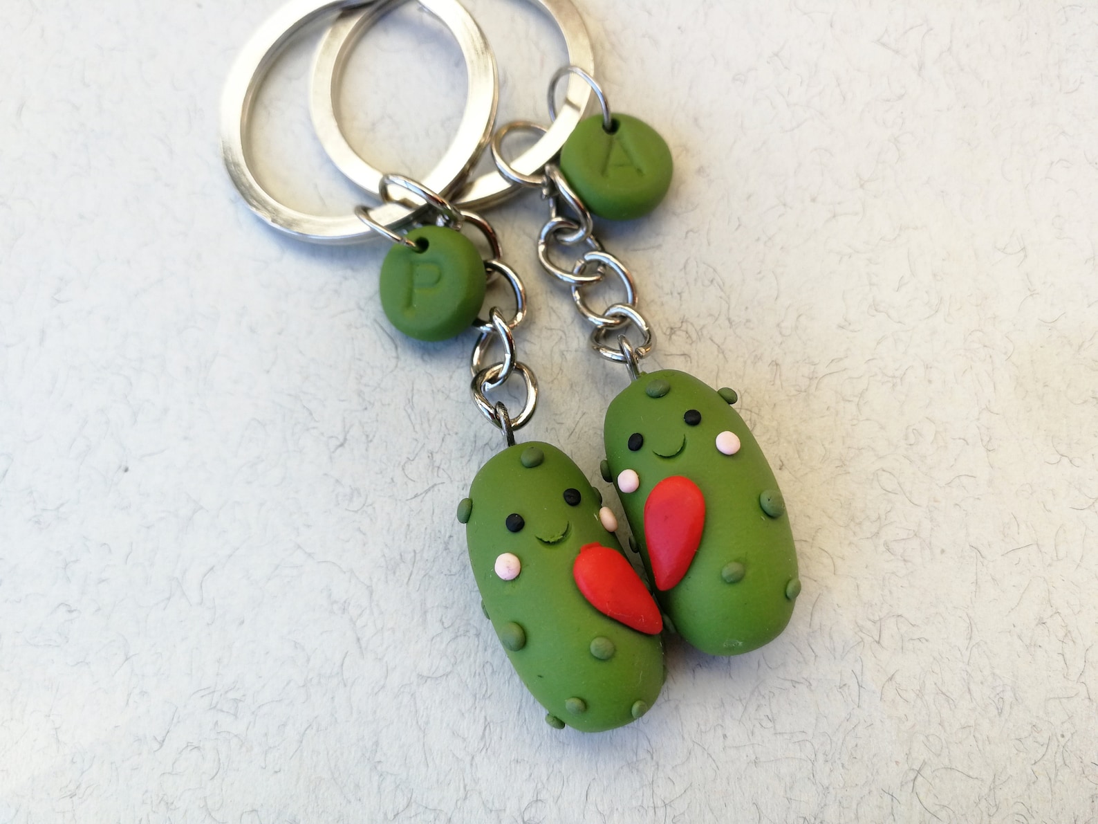 Pickles Keychain Valentines Gift for Couple Cute Pickles Gift - Etsy