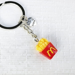 BFF Keychains Mcdonald's Hamburger French Fries and Cola Best Friend ...