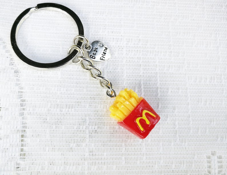 BFF Keychains Mcdonald's Hamburger French Fries and Cola - Etsy
