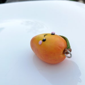 Strawberry Mango Keychain Set of Two Fruit Keychains Personalized ...