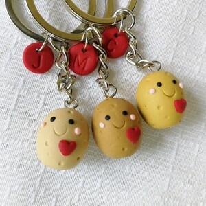 Potato Keychain Valentines Gift Kawaii Best Friend Gift Personalized ...
