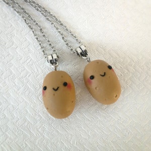 Potato Necklace Best Friend Gifts Kawaii Potato Jewelry BFF - Etsy