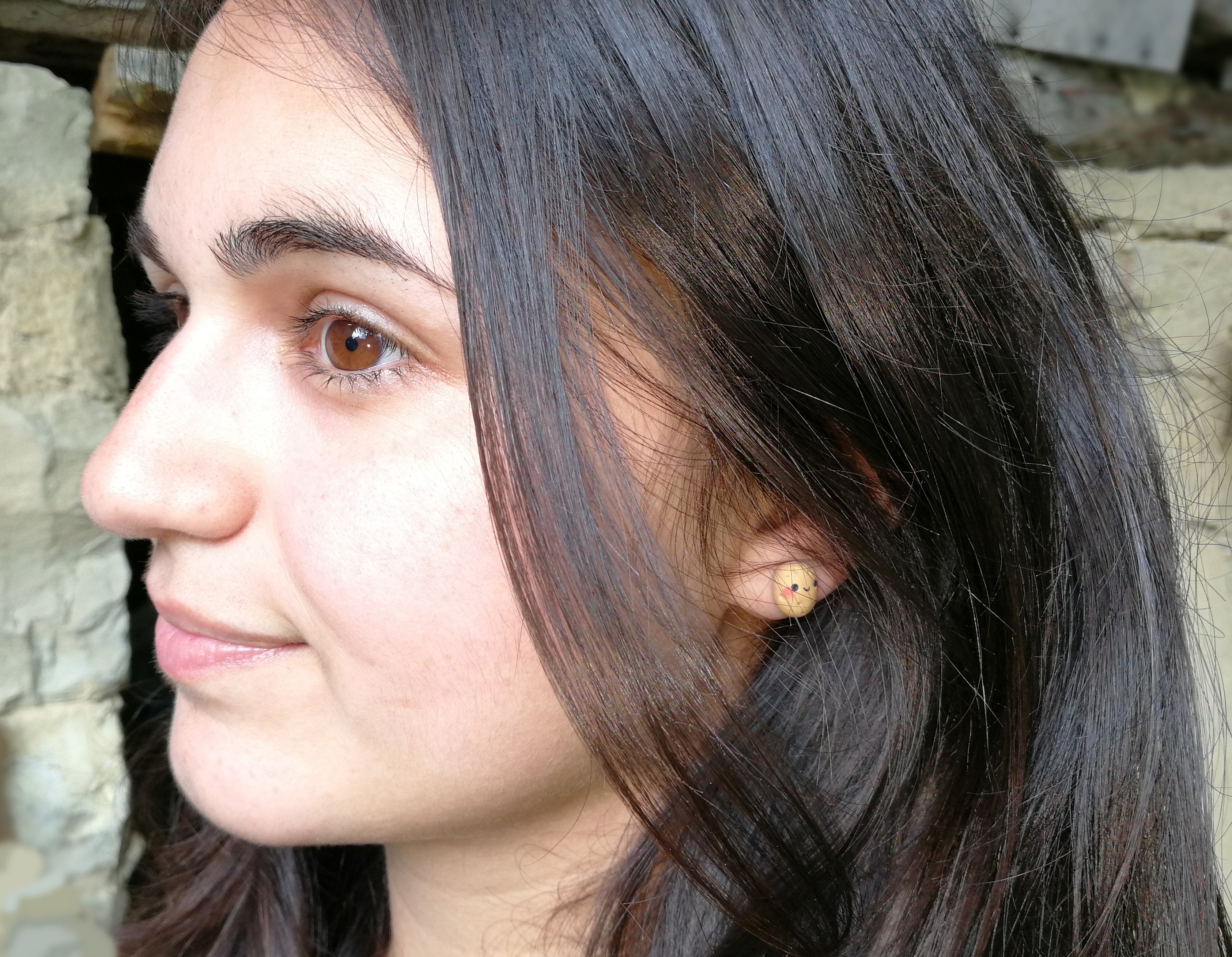 Potato Earrings Secret Santa Gift Kawaii Potato Studs Vegan - Etsy