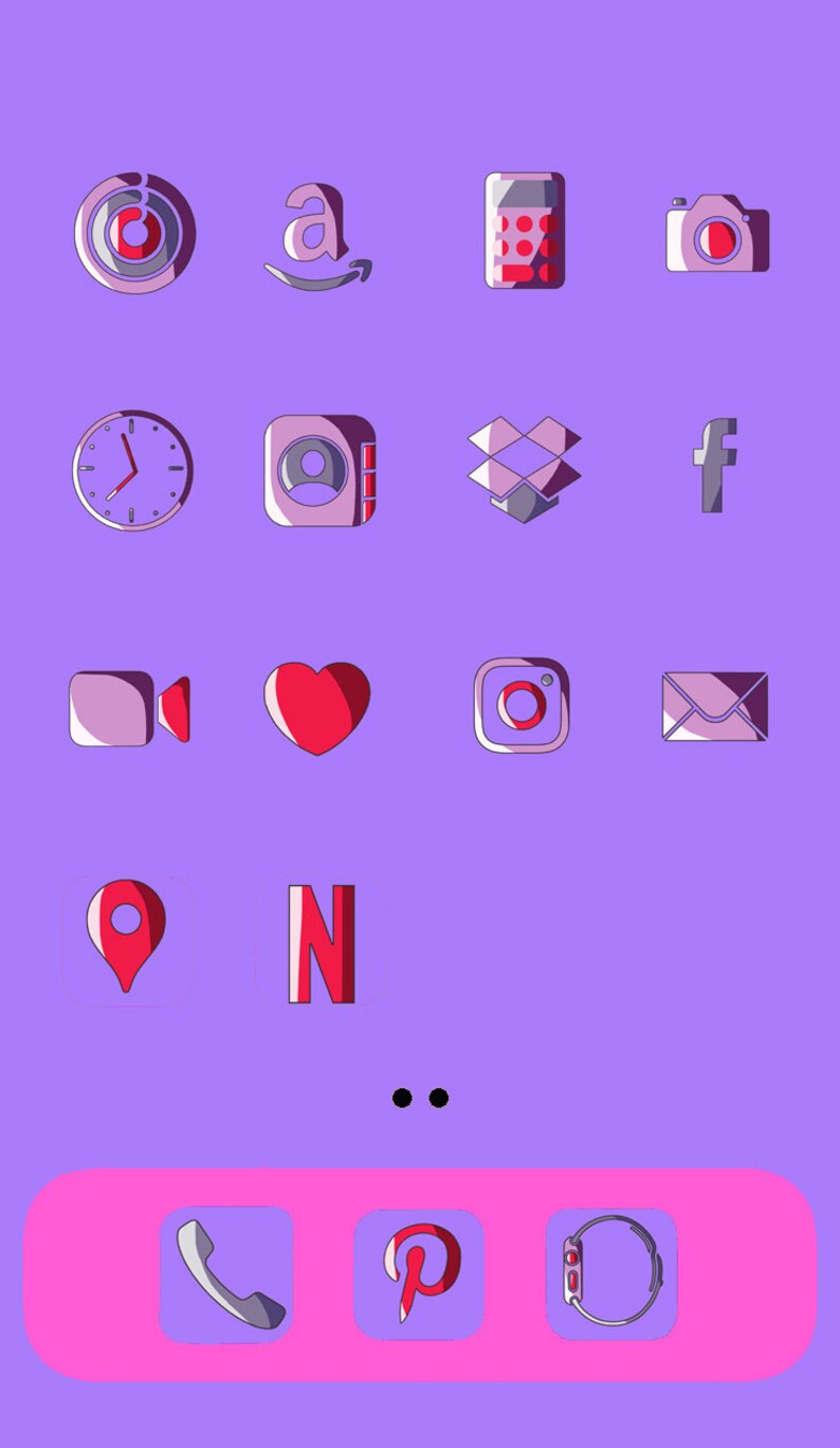 100 Totally Spies Pink Ios App Icons | JPEG Icons | Screen Icons - Etsy