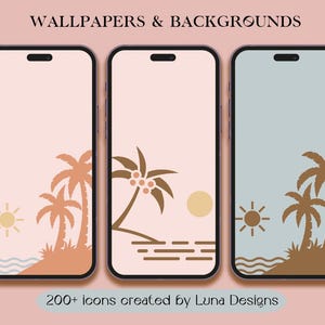 200 + Beachy Theme App Icons | JPEG Icons | Screen Icons | Summer App ...