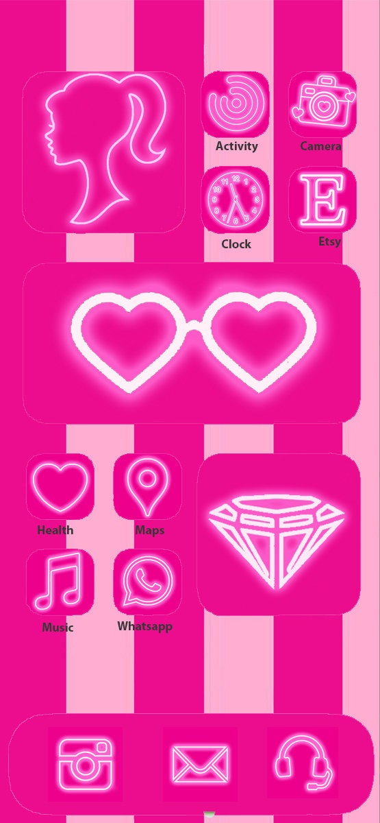 Ultimate Barbie 3 Icon Pack | 300+ Icons | Wallpapers & Widgets - Etsy