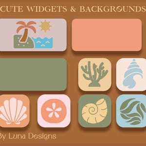 200 + Beachy Theme App Icons | JPEG Icons | Screen Icons | Summer App ...