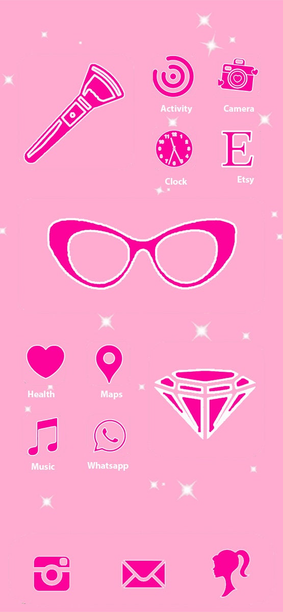 Ultimate Barbie 3 Icon Pack | 300+ Icons | Wallpapers & Widgets - Etsy