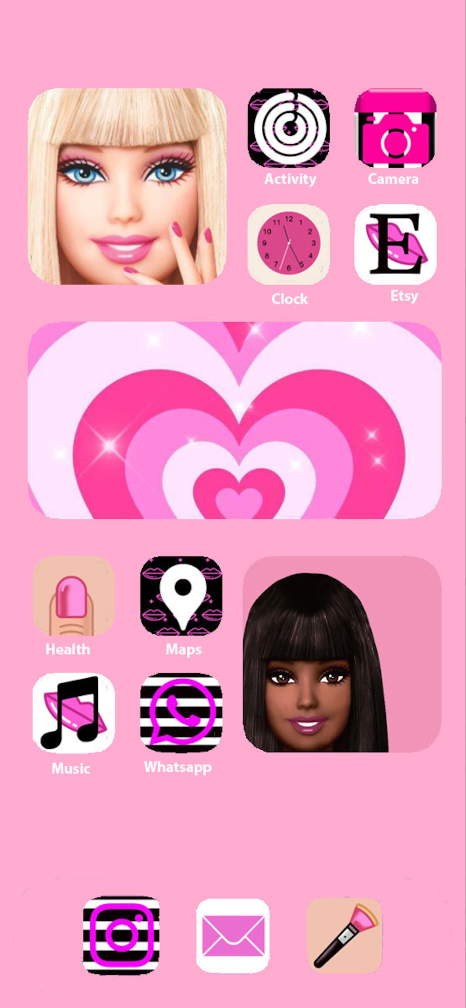 Ultimate Barbie 3 Icon Pack | 300+ Icons | Wallpapers & Widgets - Etsy