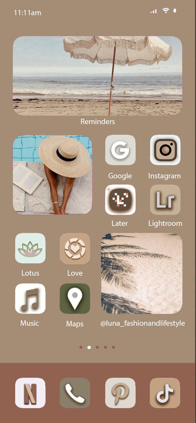 46 Beach Beige Color Theme Ios 14 App Icons | Highlight Icons | JPEG ...