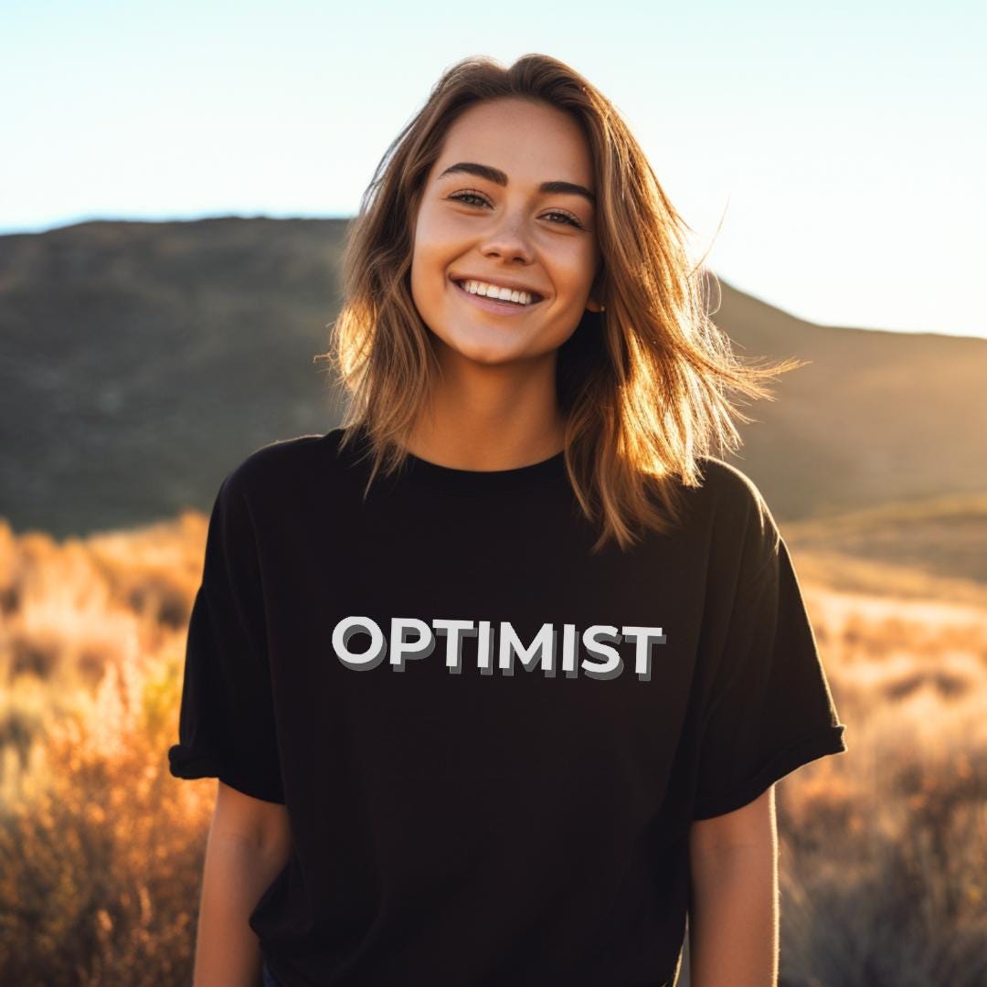 Optimist Comfort Colors Unisex Tee for the Eternal Optimist Tshirt Gift ...