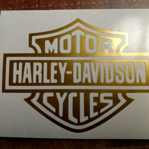 Harley Davidson Decal - Etsy