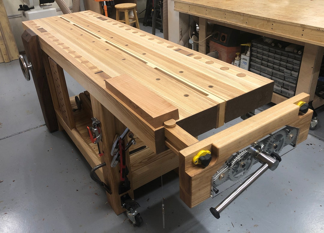 Plans for a Roubo Style Workbench With the Perfect Vise Setup - Etsy UK