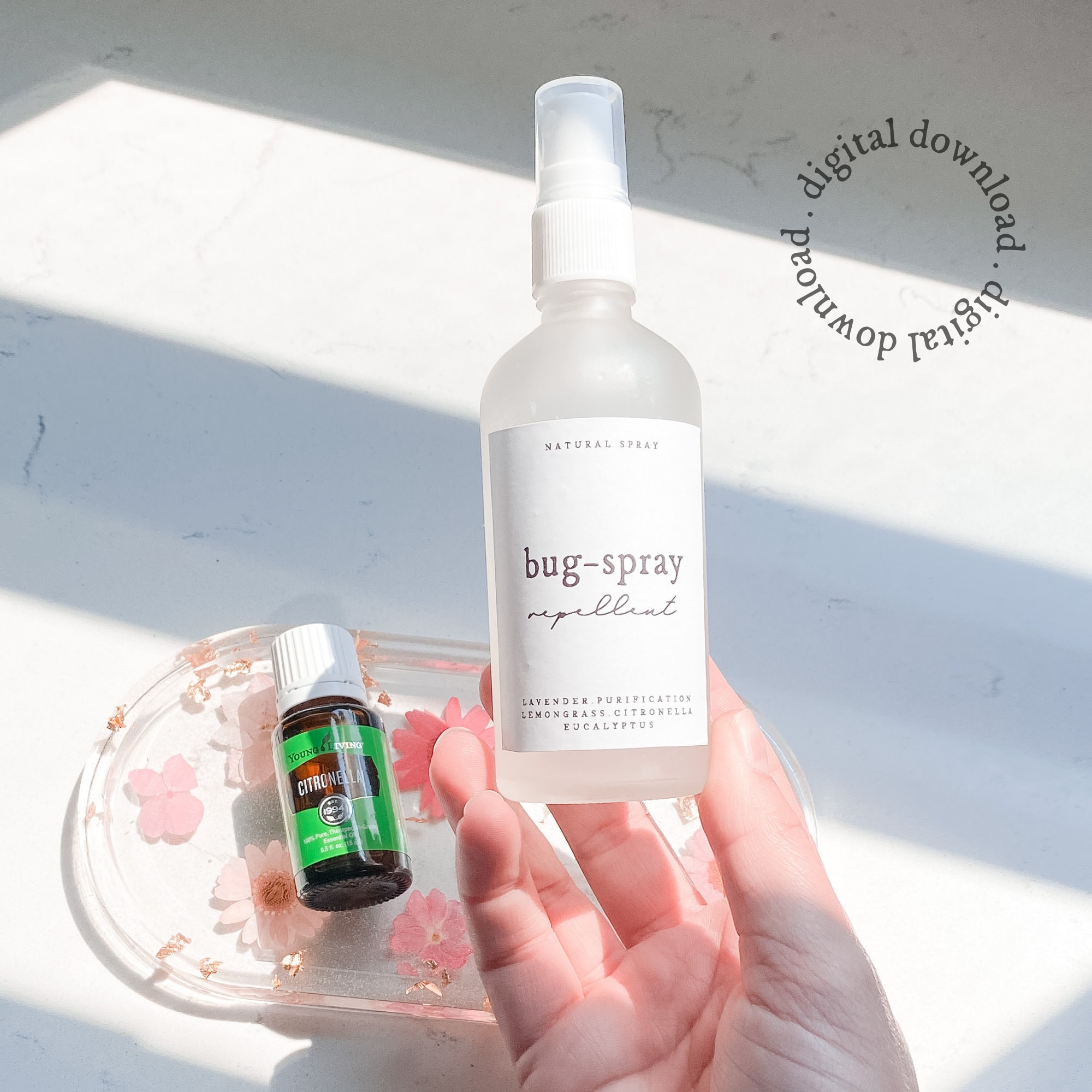 DIY Natural Bug Spray Label Digital Download - Etsy