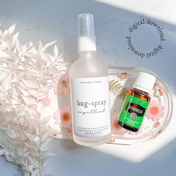 DIY Natural Bug Spray Label Digital Download - Etsy