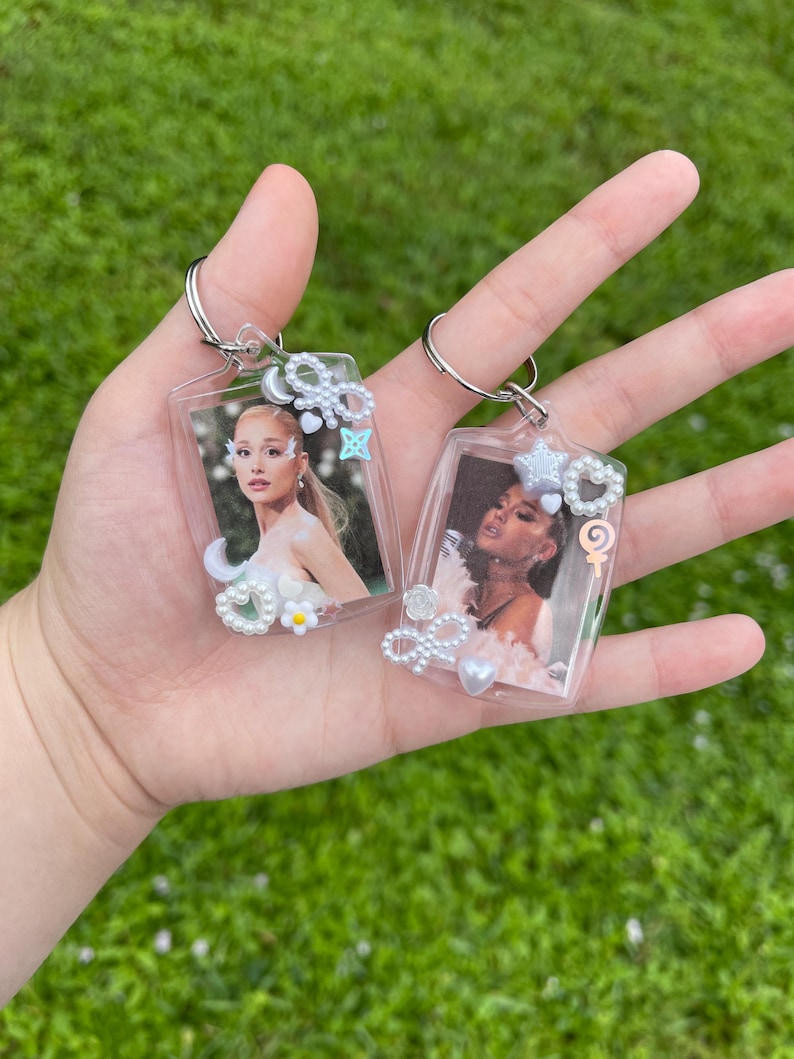 Ariana Grande 2pc Decorated Photo Keychains - Etsy