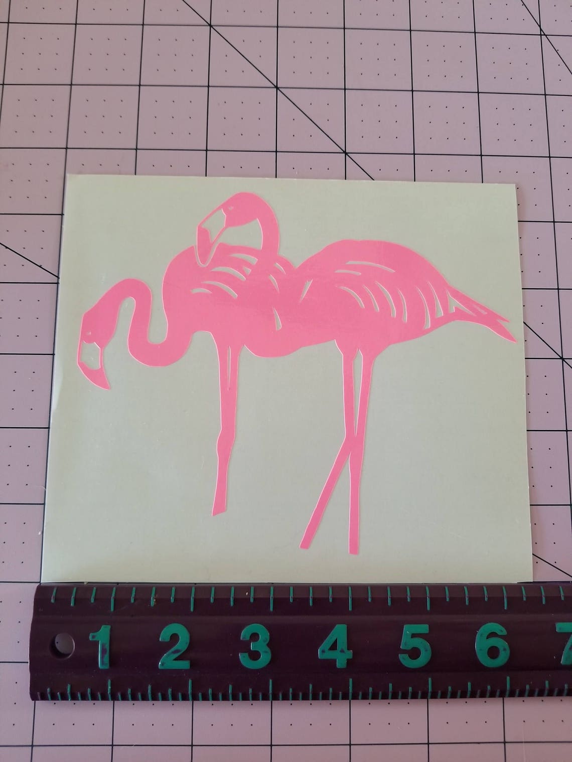 Flamingo Vinyl Decal sticker - Etsy