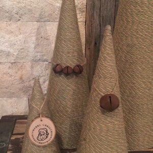 Green/tan Christmas Tree - Etsy