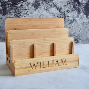Bamboo Docking Station- Wooden Docking Station- Personalized Gifts ...